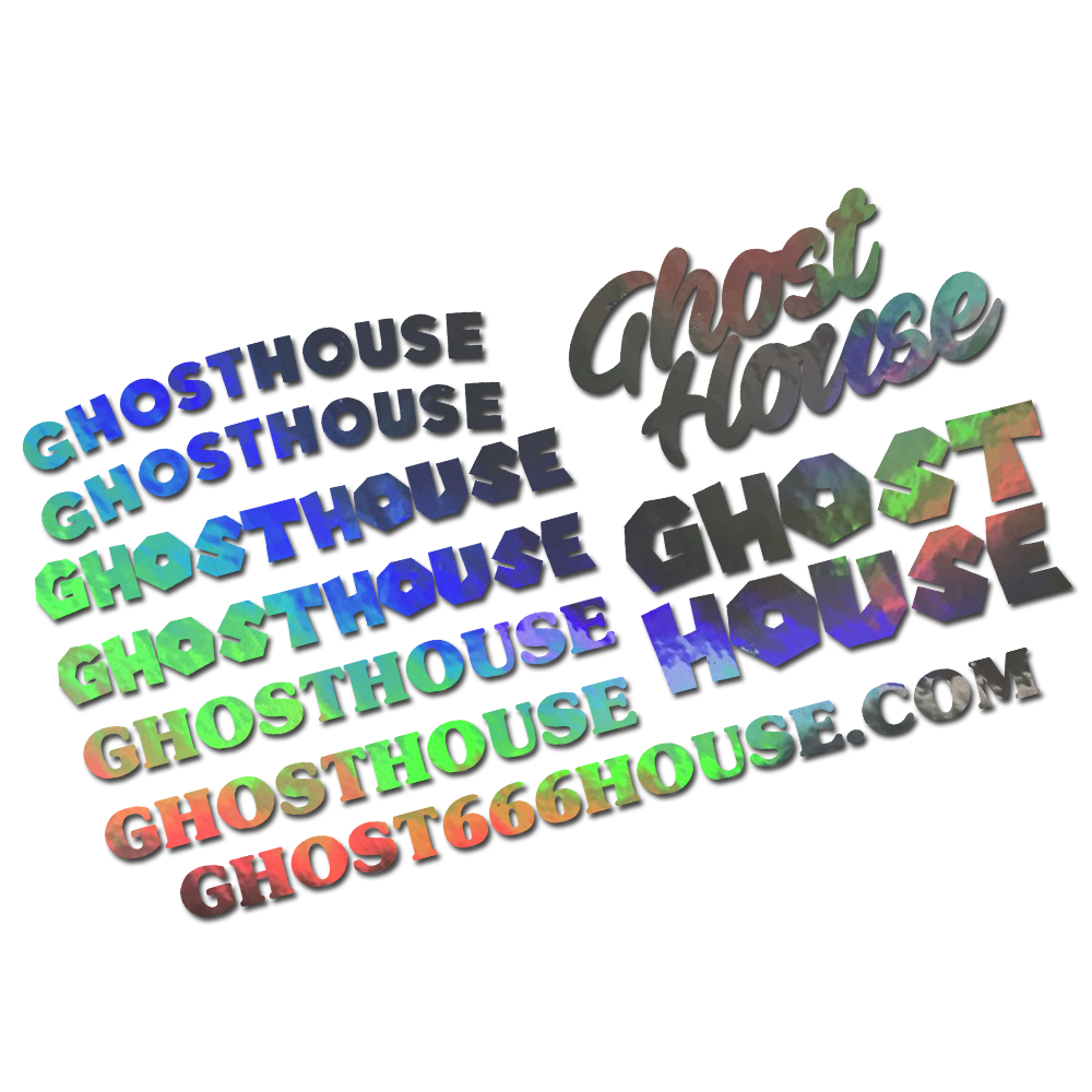 Sticker Sheet - GH Logos – ghost666house